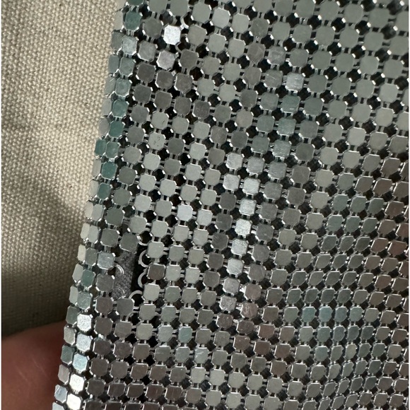 cult gaia | Bags | Cult Gaia Hera Nano Chain Mesh Shoulder Bag Silver ...